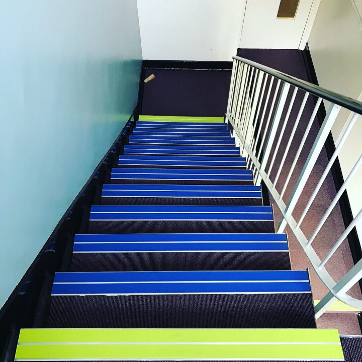 Quantum Stair nosings at Servicemaster HQ - DCS Flooring Ltd